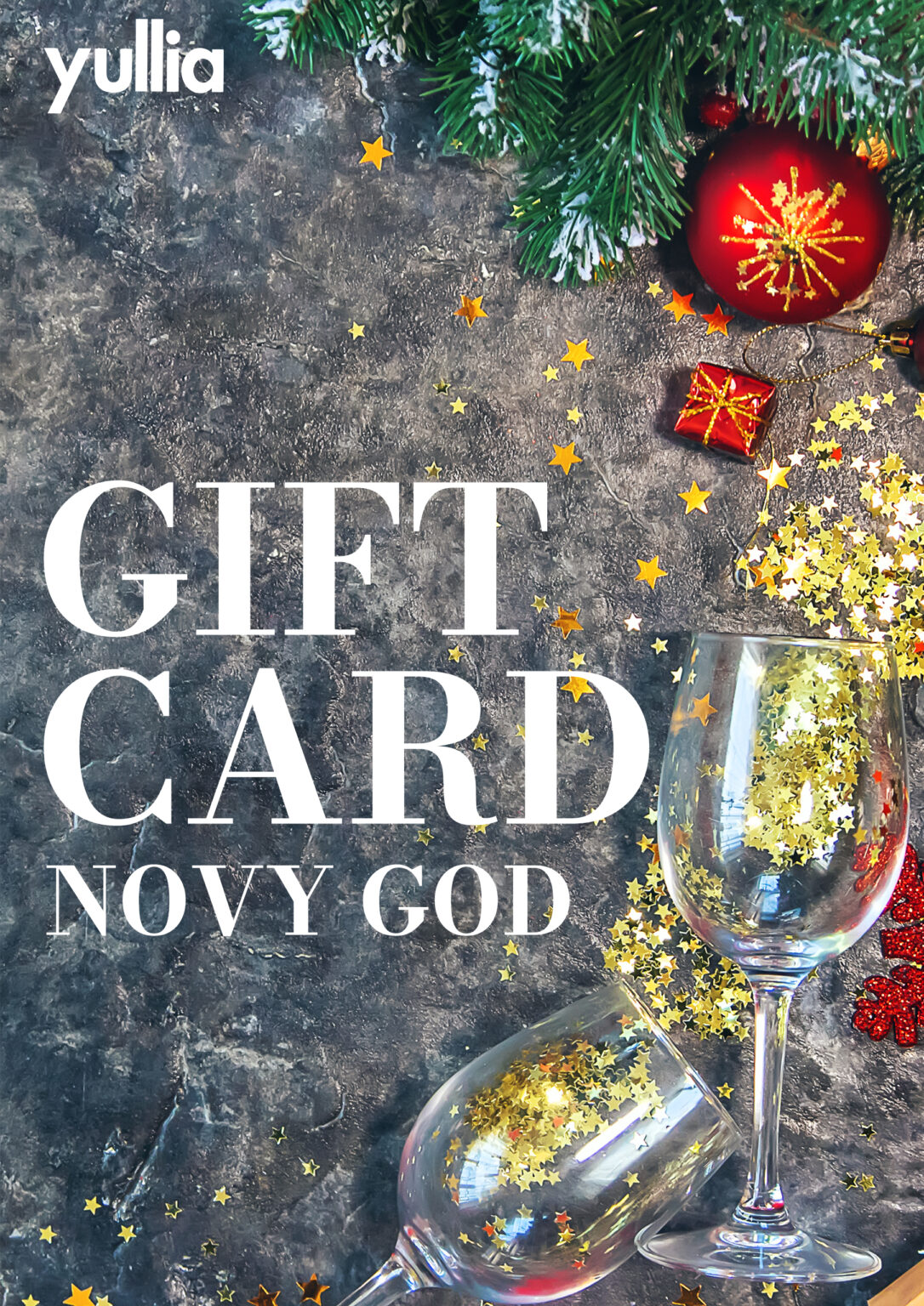 yullia - NOVY GOD Gift Card - מתנה לשנה האזרחית החדשה